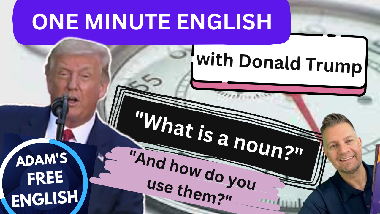 One Minute English – Adam's Free English