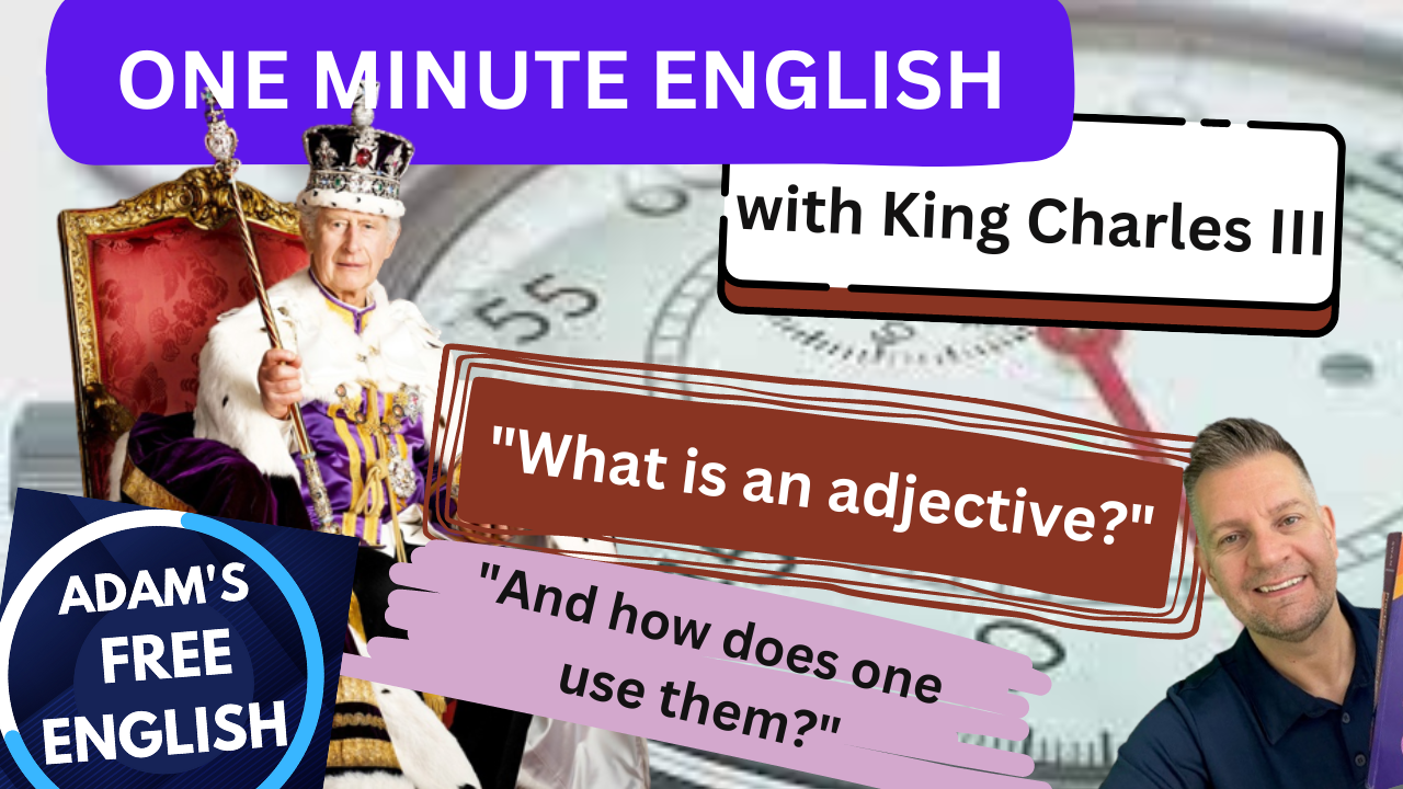One Minute English – Adam's Free English