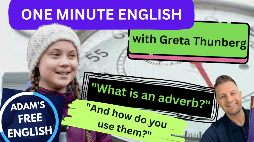 One Minute English – Adam's Free English